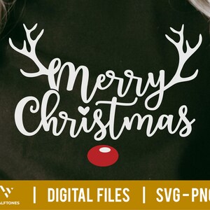 Merry Christmas SVG, Reindeer Svg, Christmas PNG, Santa Claus Svg ...
