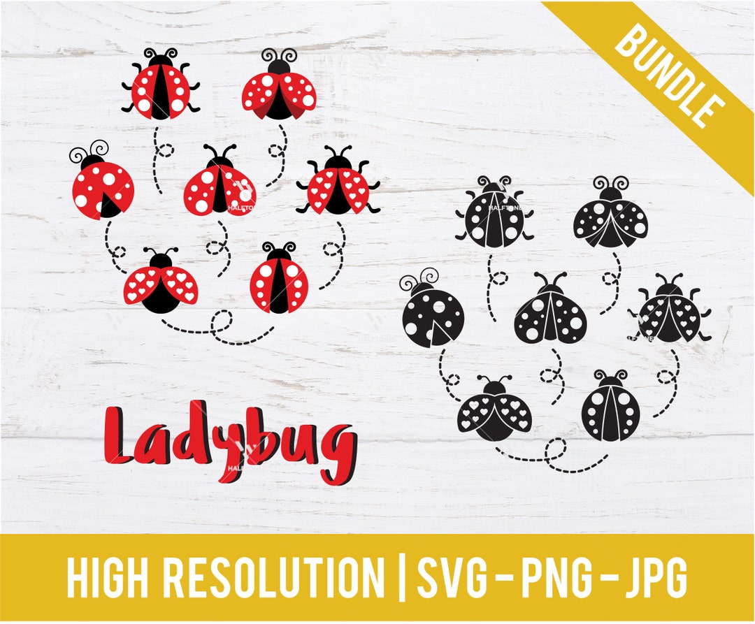 Ladybug Svg Bundle, Lady Bug Svg, Ladybug Files for Cricut, Cite ...