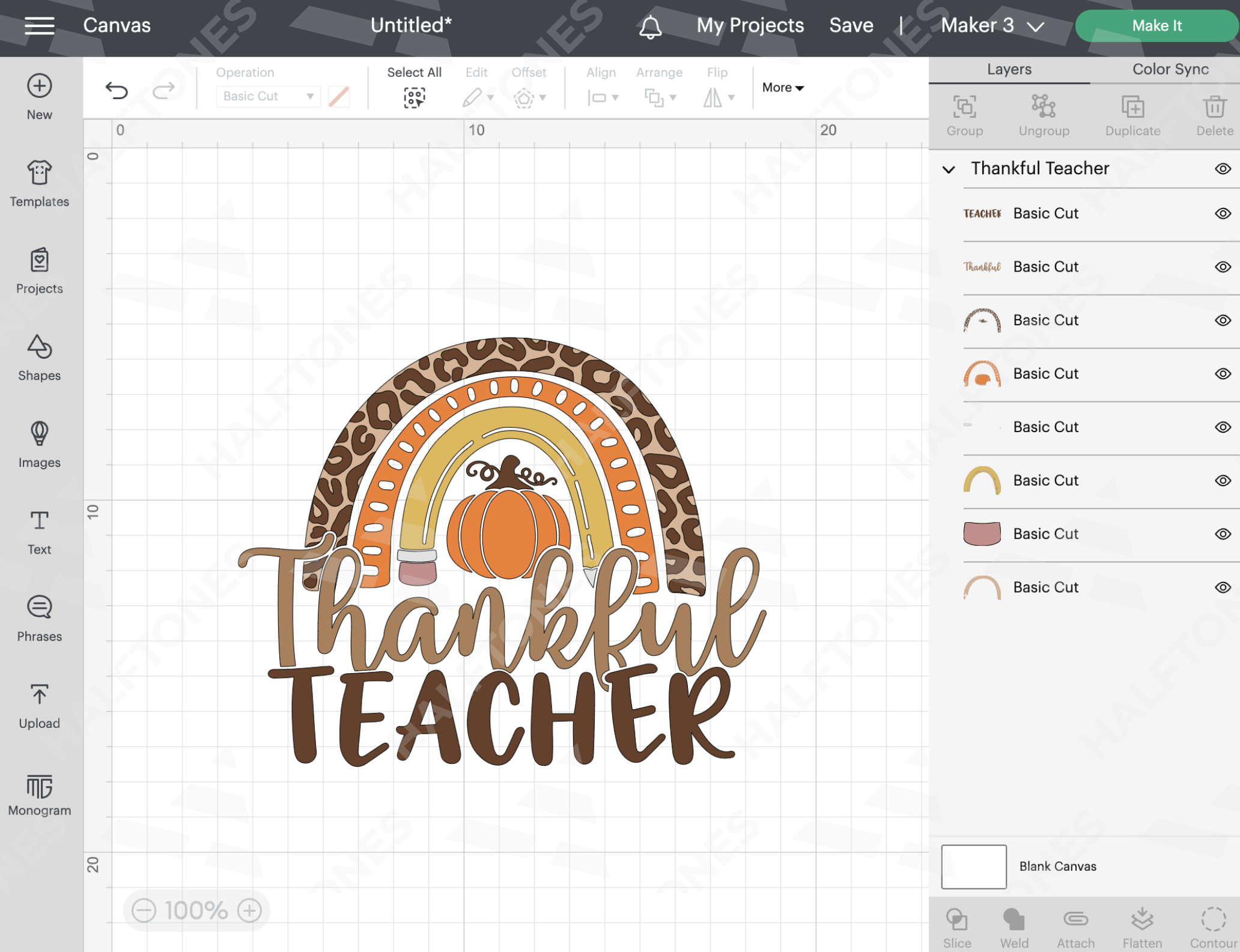 Thankful Teacher SVG Rainbow Teacher Svg Thanksgiving - Etsy