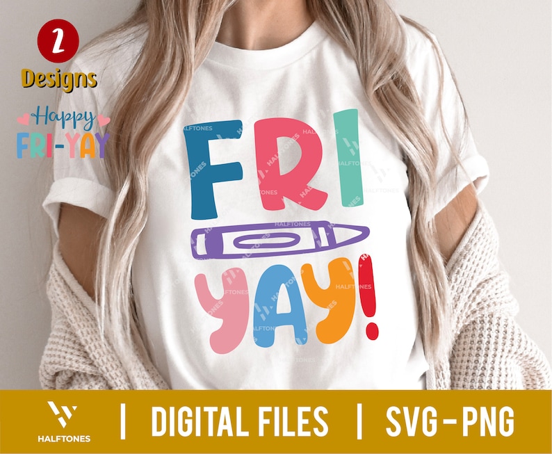Fri Yay Svg Happy Friyay SVG Teacher TGIF Teacher Life Svg - Etsy