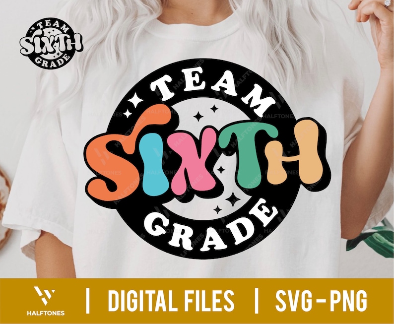 Team Sixth Grade SVG 6th Grade Squad Svg Back to School Svg - Etsy