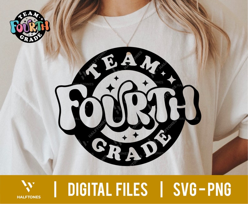 Team Fourth Grade SVG 4th Grade Squad Svg Back to School - Etsy