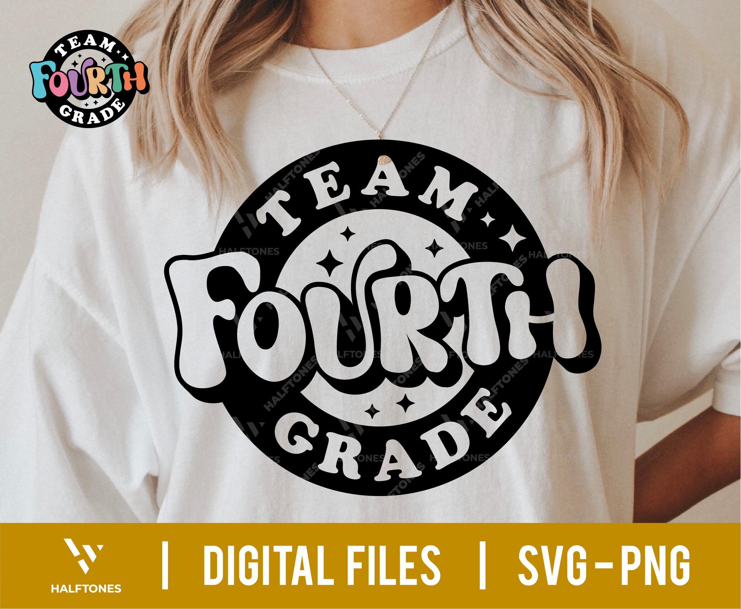 Team Fourth Grade SVG, 4th Grade Squad Svg, Back to School Svg, First ...