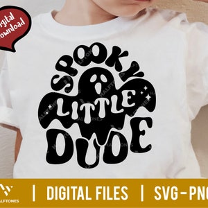 Spooky Little Dude SVG, Halloween Svg, Toddler Halloween Svg, Cute ...