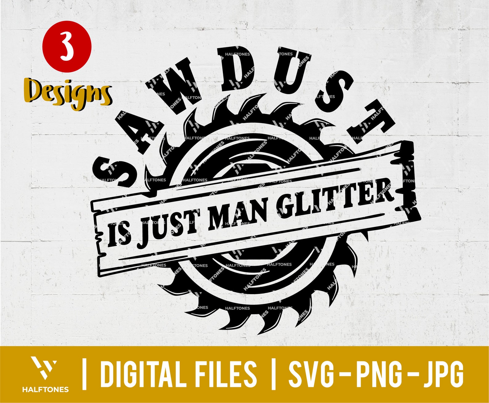 Sawdust Is Man Glitter Svg Funny Dad Lumberjack Svg Men Etsy
