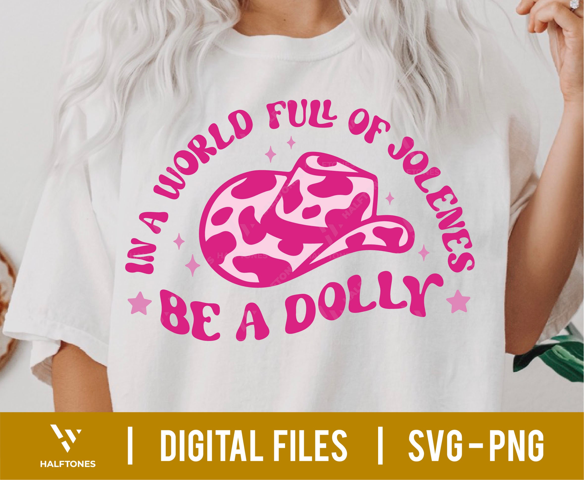 In A World Full of Jolenes Be A Dolly SVG Cowboy Hat Svg - Etsy