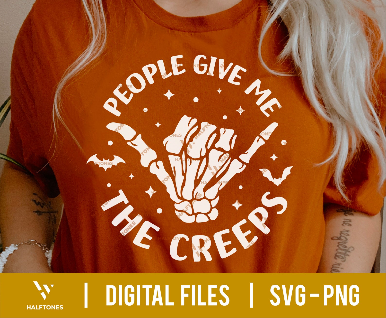 People Give Me the Creeps Svg Halloween Vibes Cut File - Etsy