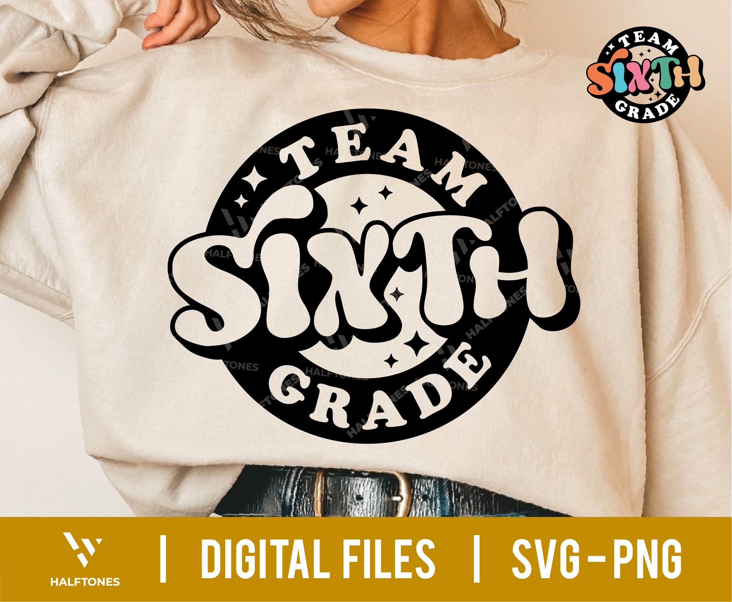 Team Sixth Grade SVG 6th Grade Squad Svg Back to School Svg - Etsy