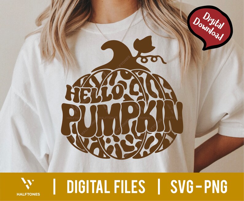 Hello Pumpkin Svg Leopard Pumpkin Svg Pumpkin Shirt Svg - Etsy