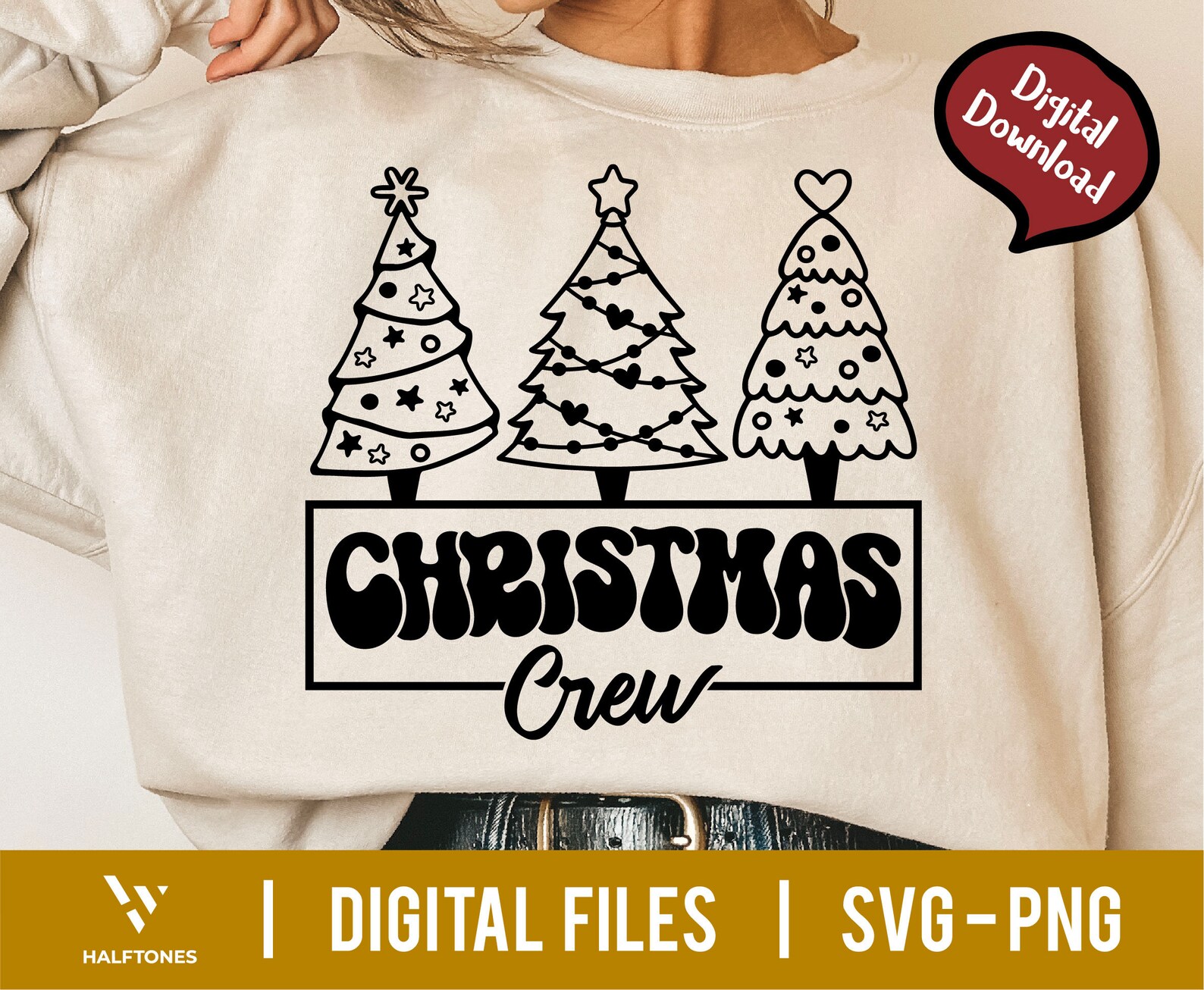 Christmas Crew Svg Christmas Tree Svg Family Christmas - Etsy