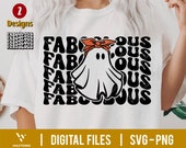 Faboolous SVG Boo Svg Kids Halloween Spooky Vibes Svg - Etsy