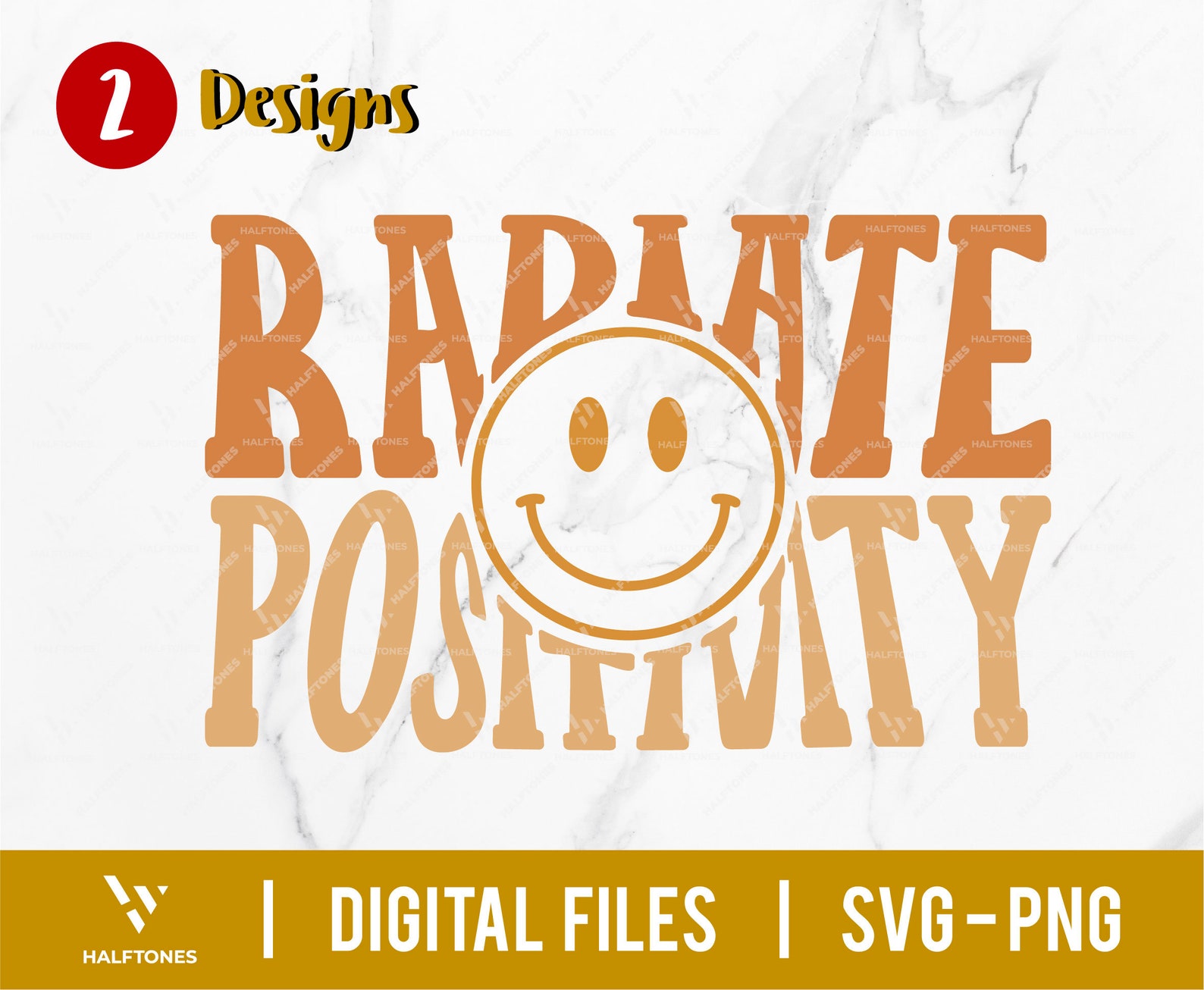 Radiate Positive Energy SVG Retro Svg Design Hippie Svg - Etsy