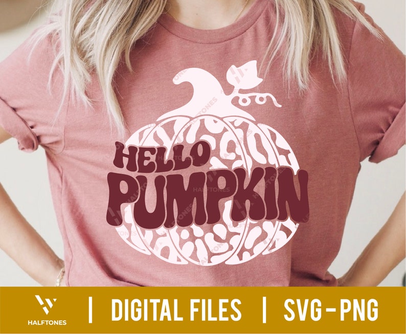 Hello Pumpkin Svg, Leopard Pumpkin Svg, Pumpkin Shirt Svg, Fall Shirt ...