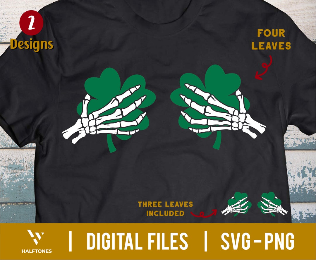 Shamrock Hand Skeleton Svg, St Pattys Day Svg, St Patrick's Day Svg ...
