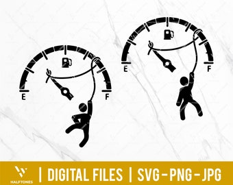 Empty Fuel Tank Svg - Etsy