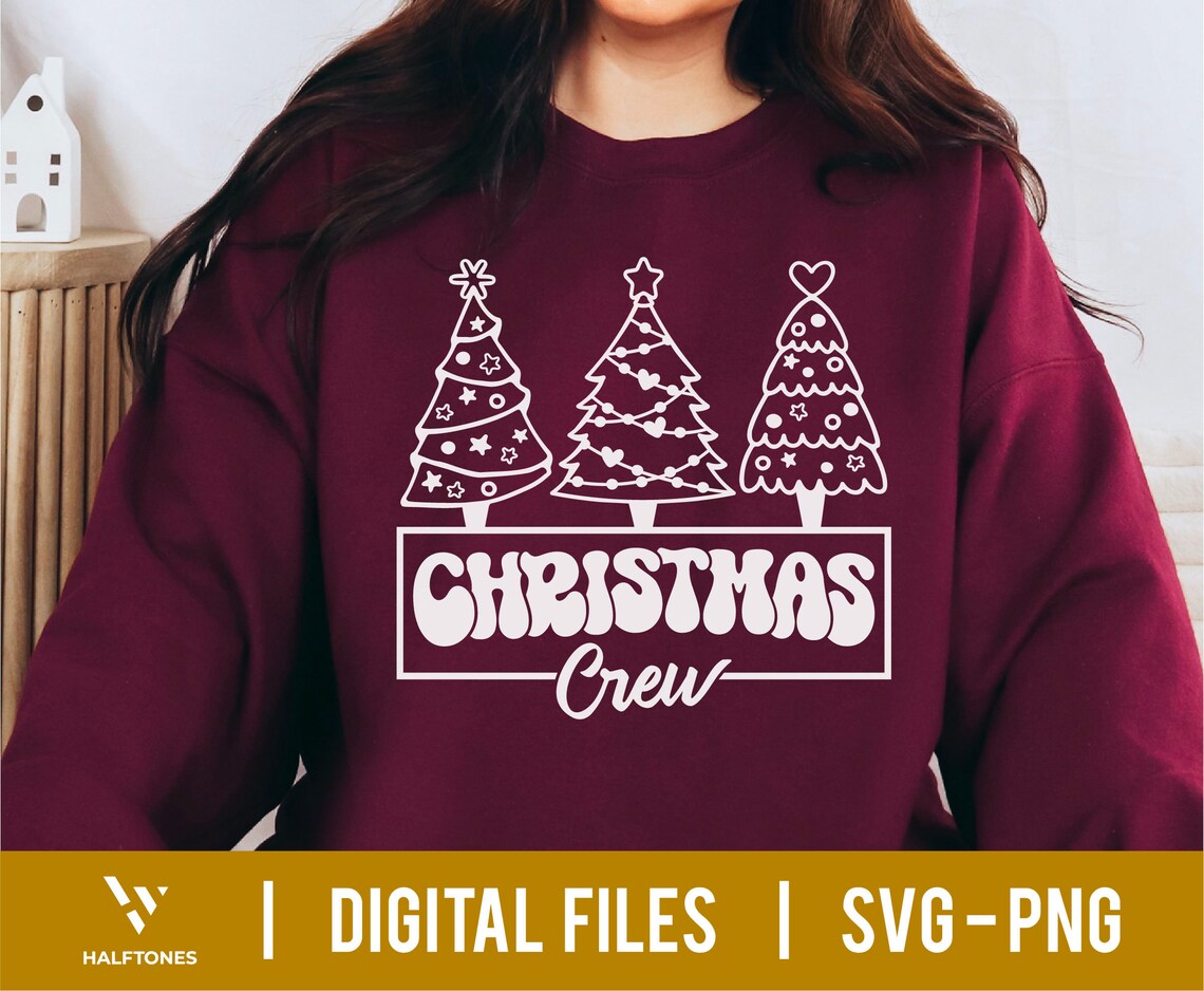 Christmas Crew Svg Christmas Tree Svg Family Christmas - Etsy