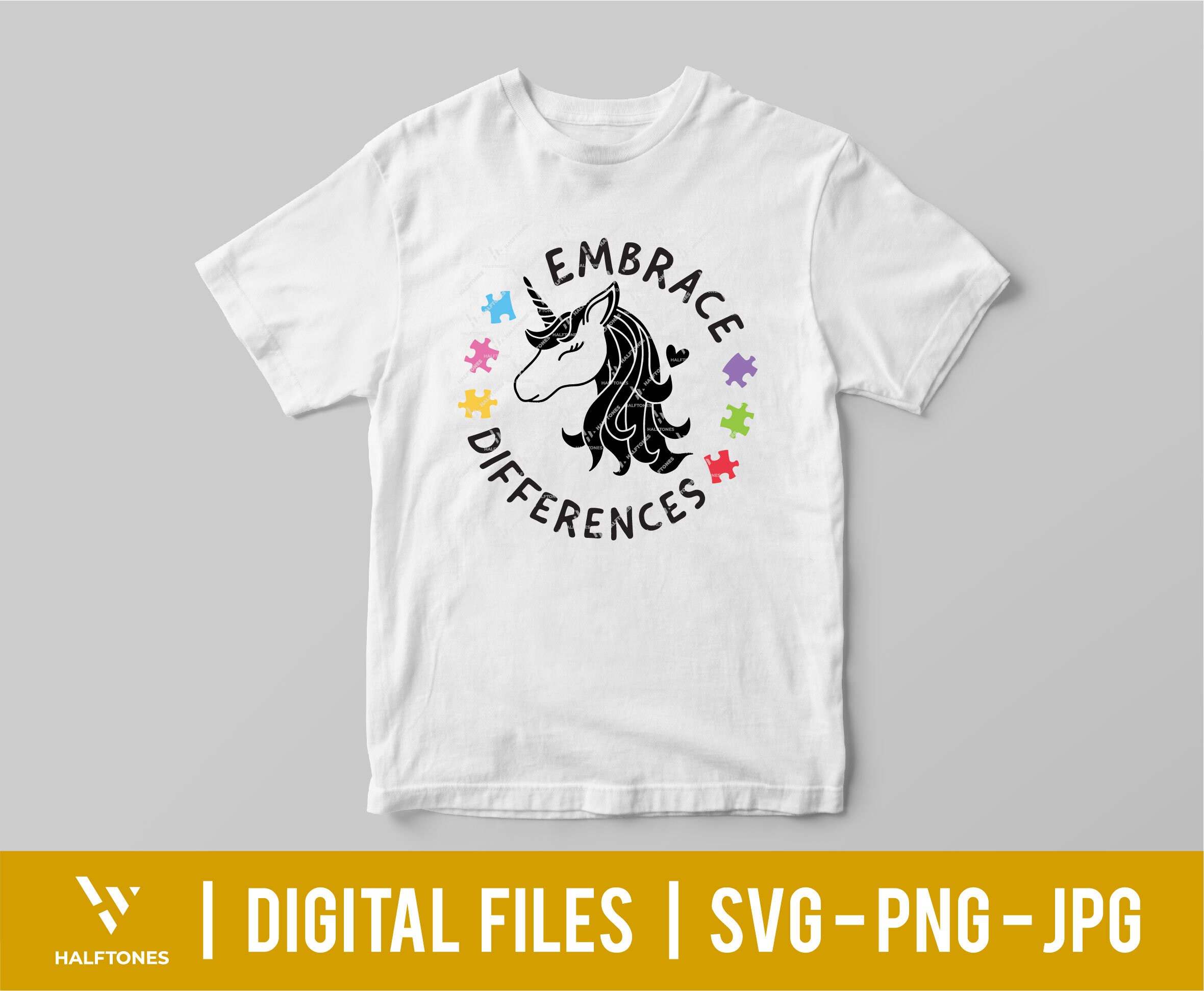 Autism Svg Embrace Differences Svg Autism Awareness Svg - Etsy