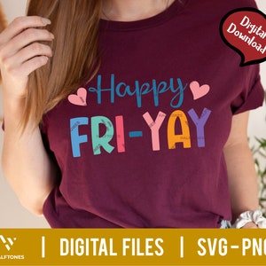 Fri Yay Svg, Happy Friyay SVG, Teacher TGIF, Teacher Life Svg, Weekend ...