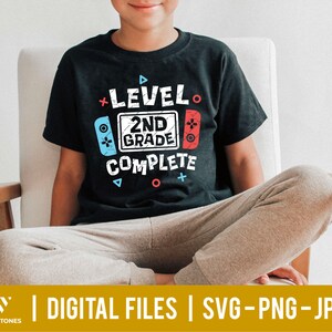 2nd Grade Svg, Level Complete Svg, Graduation Svg, End of School Svg ...