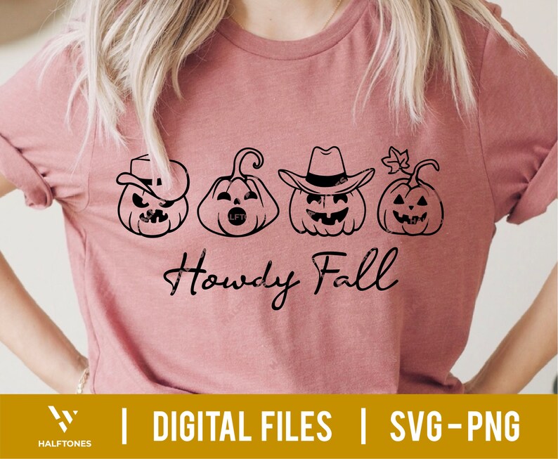 Howdy Fall SVG, Howdy Pumpkin Svg, Western Fall Svg, Fall Shirt Png ...