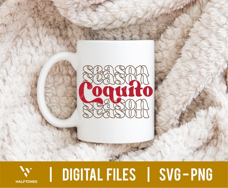 Coquito Season Svg Christmas Svg Puerto Rican Svg Latina - Etsy