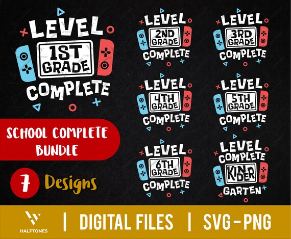 Level Complete Svg Graduation Svg End of School Svg Last - Etsy
