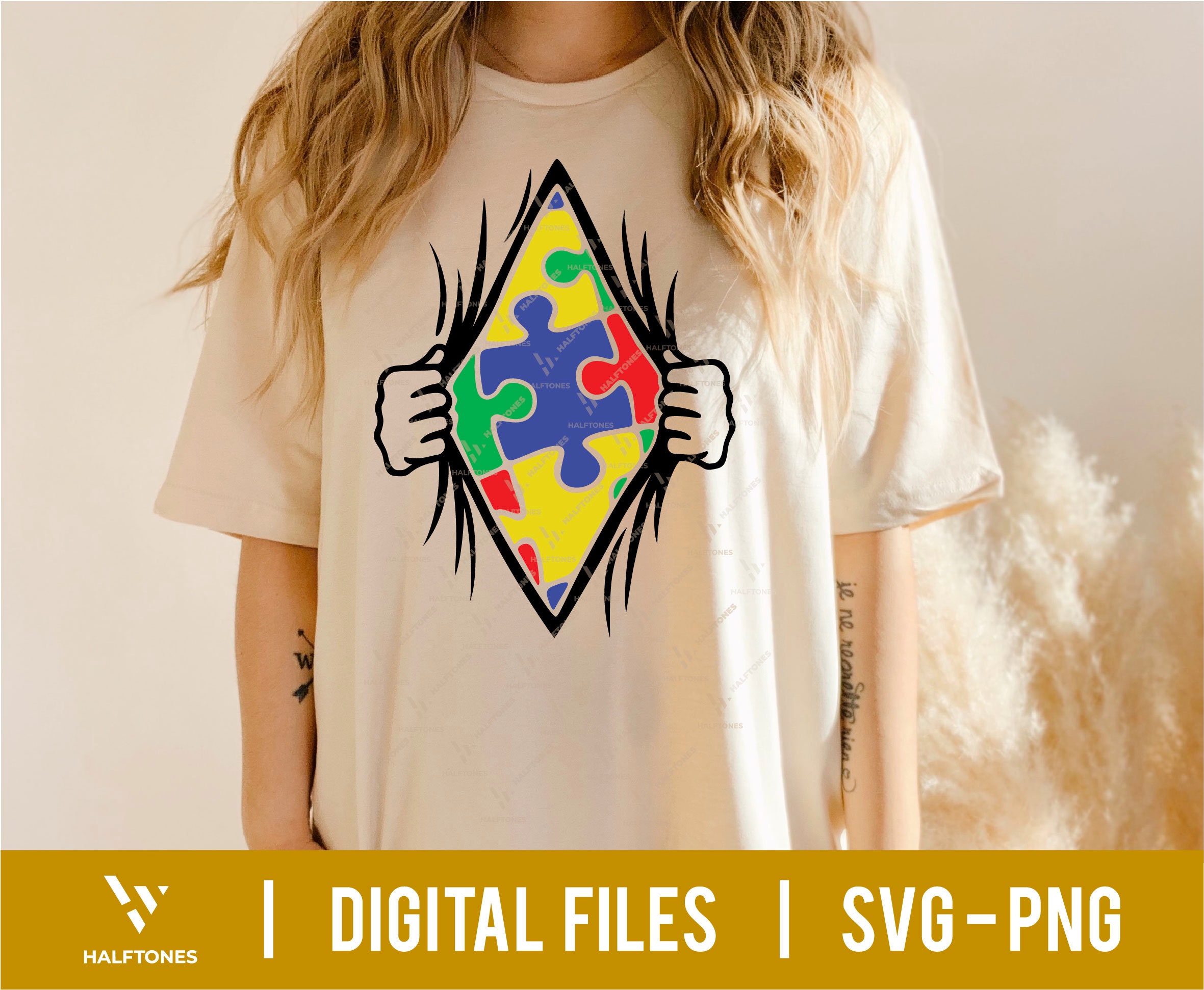 Super Hero Autism SVG Autism Awareness SVG Peace Love Autism - Etsy