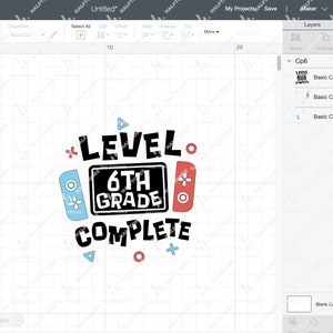 6th Grade Svg, Level Complete Svg, Graduation Svg, End of School Svg ...
