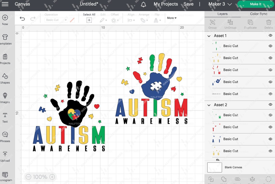 Autism Awareness Handprint SVG Peace Love Autism PNG Autism - Etsy