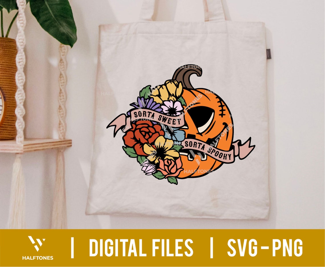 Sorta Sweet Sorta Spooky SVG Halloween Svg Spooky Season - Etsy