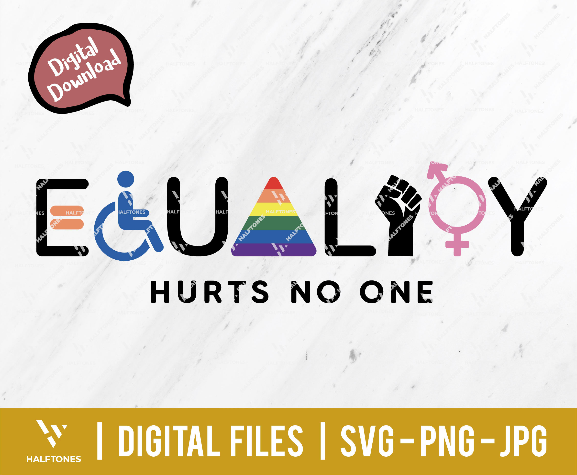 Equality Hurts No One Svg, Equality Svg, Human Rights Svg, Equality ...