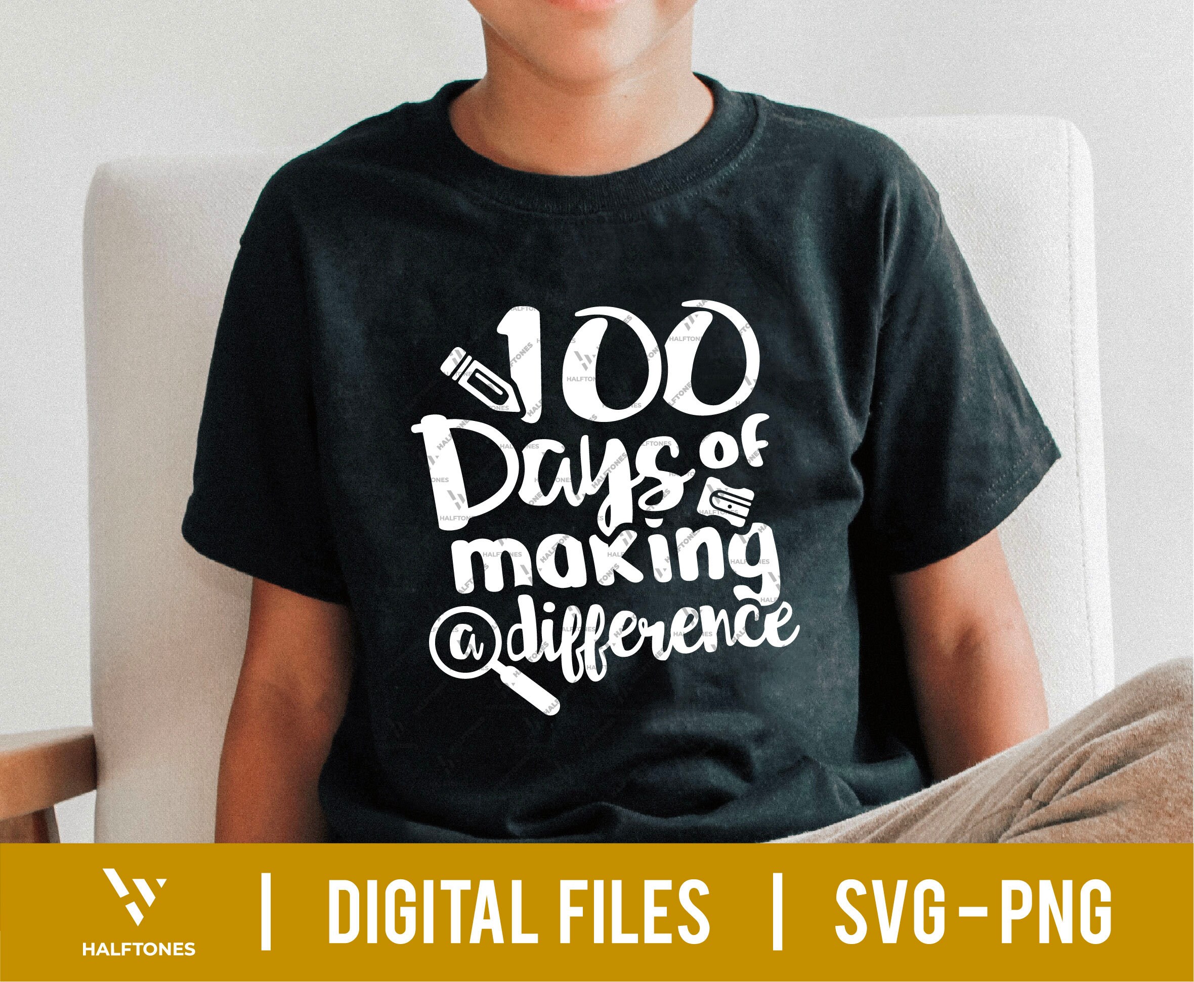 100 Days of School Svg Making a Difference Svg Cray Cray - Etsy
