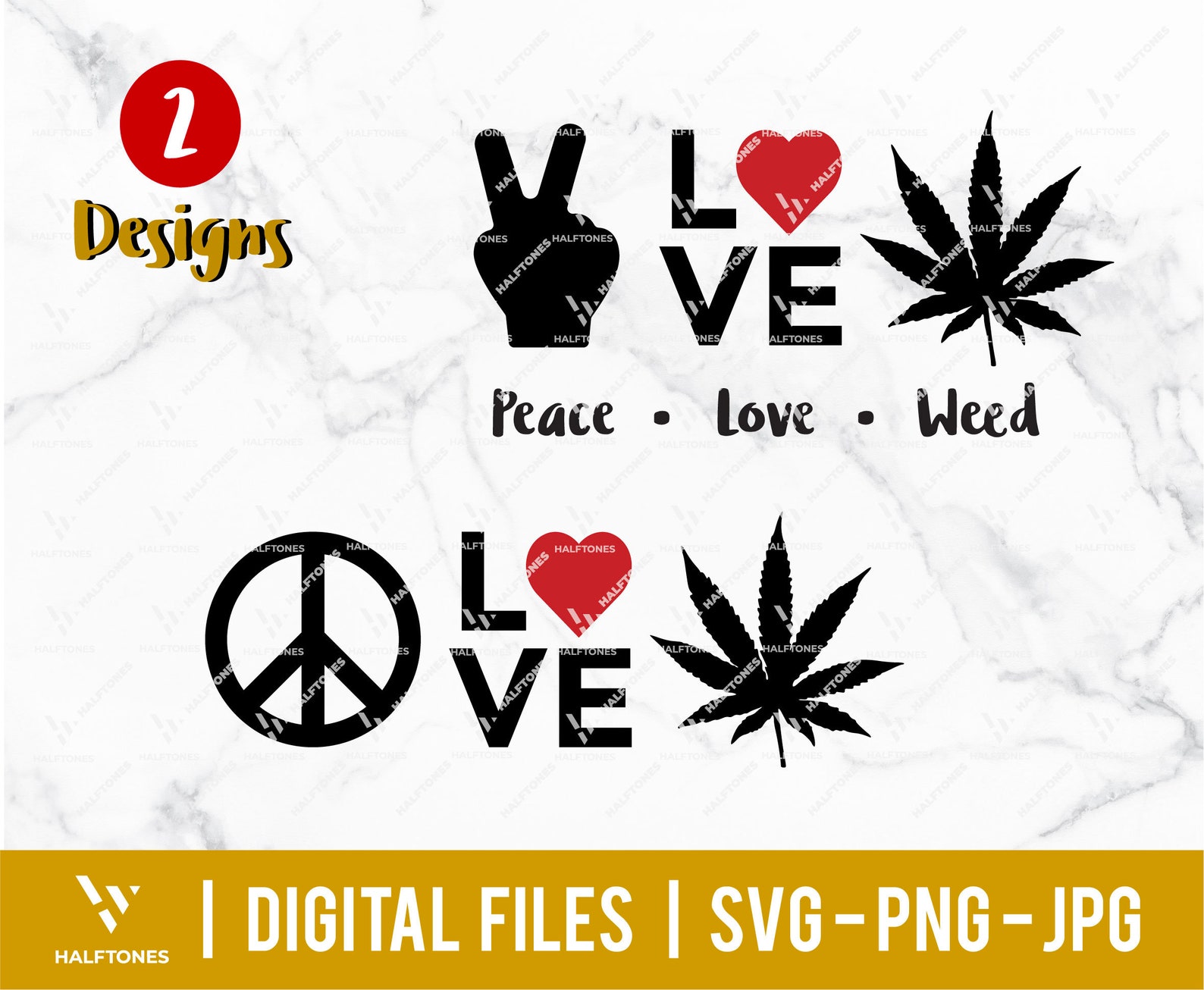 Peace Love Weed Svg Marijuana Svg Cannabis Svg Peace Sign - Etsy