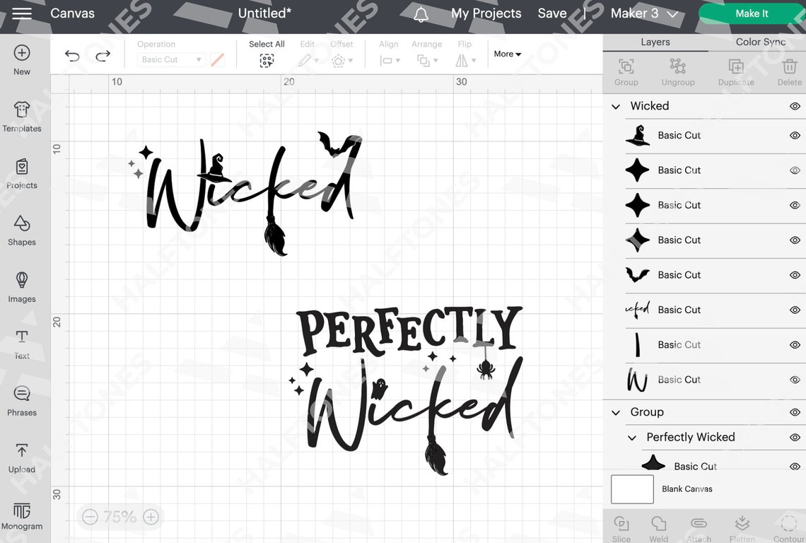 Wicked SVG Perfectly Wicked Svg Halloween Svg Witch Svg - Etsy