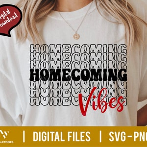 Homecoming Vibes SVG, Homecoming Svg, Homecoming Squad Svg, Homecoming ...