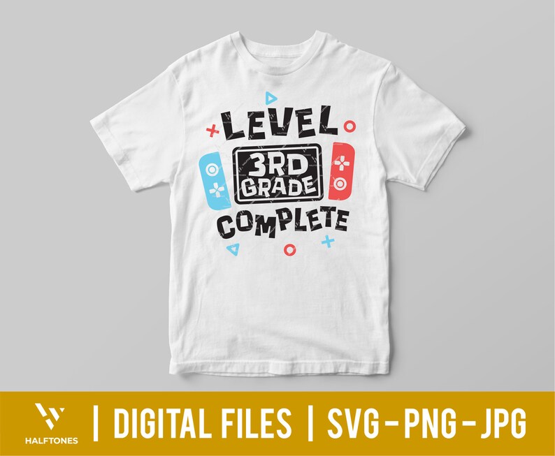 3rd Grade Svg, Level Complete Svg, Graduation Svg, End of School Svg ...