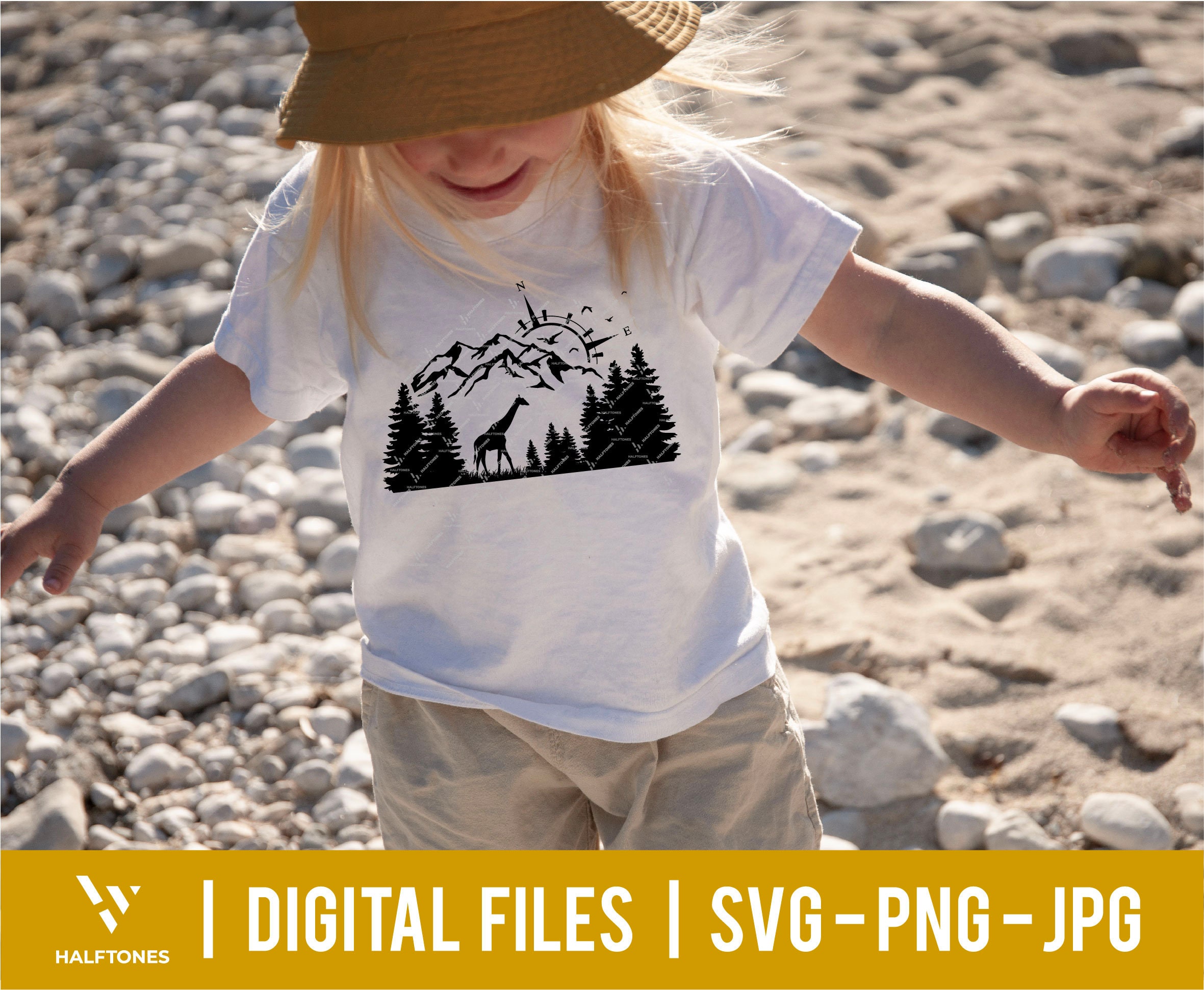 Mountain Scene Svg Distressed USA Flag Svg Wildlife Forest - Etsy