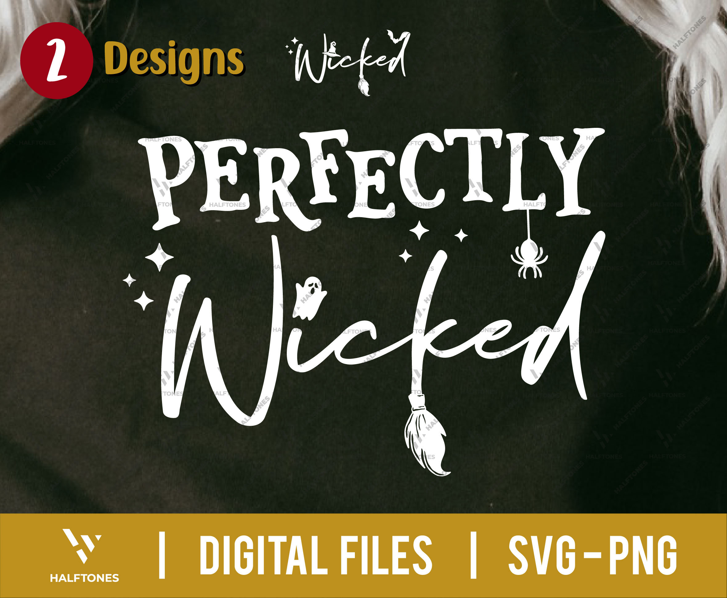 Wicked SVG Perfectly Wicked Svg Halloween Svg Witch Svg - Etsy