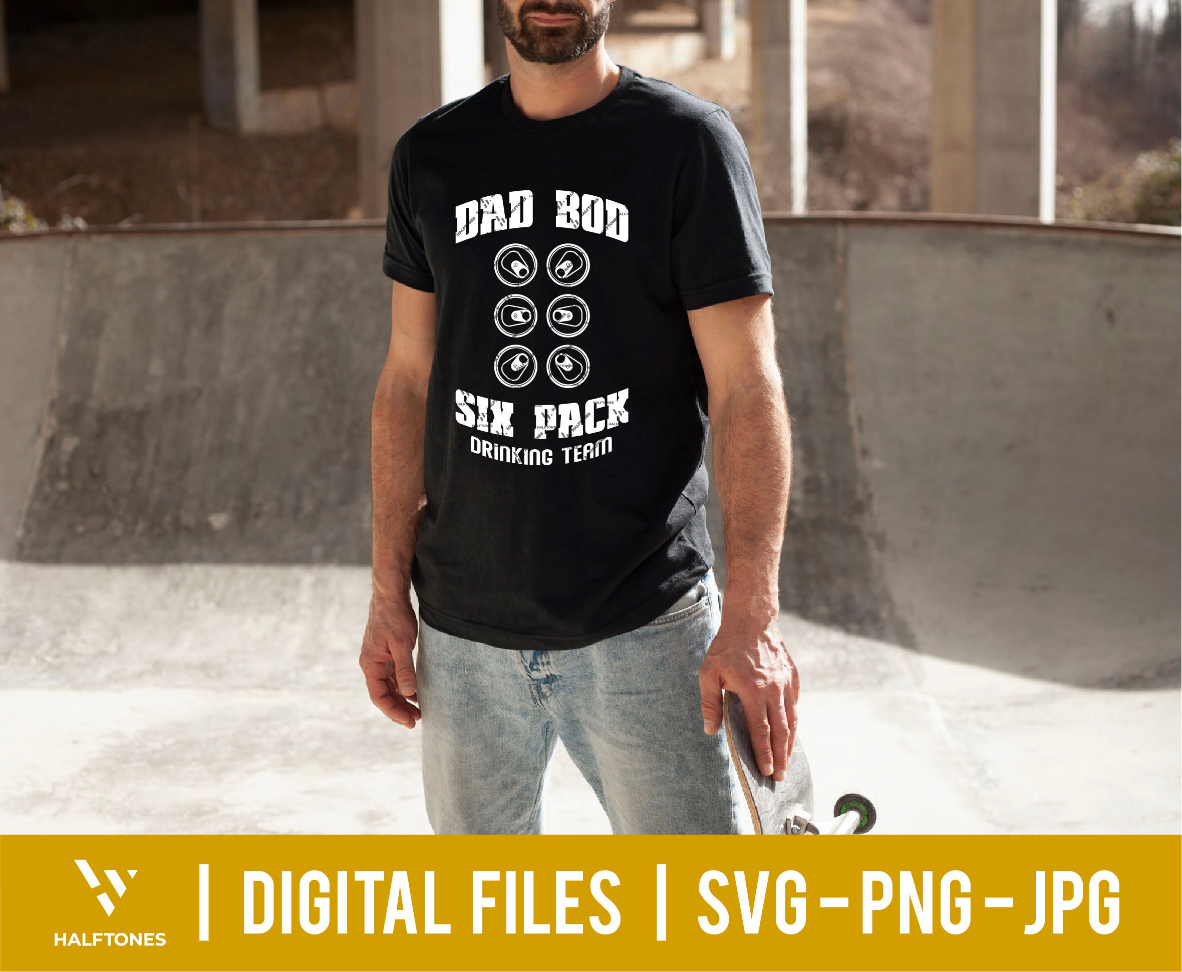 Dad Bod Six Pack Drinking Team SVG Working on My Six Pack - Etsy