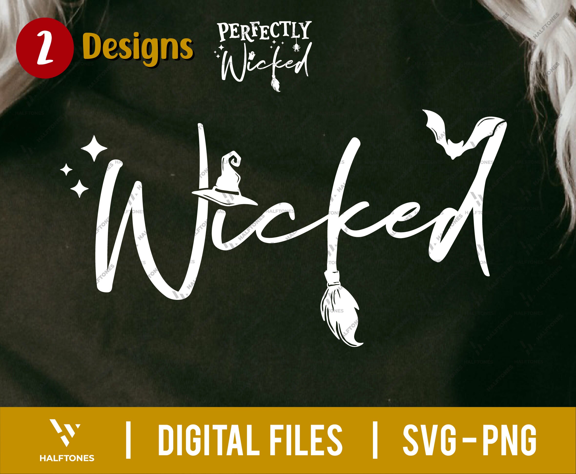 Wicked SVG Perfectly Wicked Svg Halloween Svg Witch Svg - Etsy
