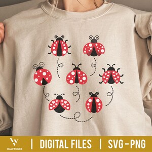 Ladybug Svg Bundle, Lady Bug Svg, Ladybug Files for Cricut, Cite ...