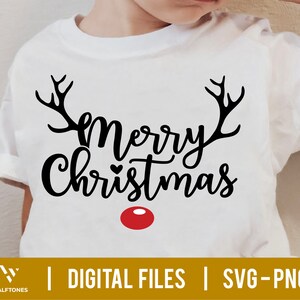 Merry Christmas SVG, Reindeer Svg, Christmas PNG, Santa Claus Svg ...