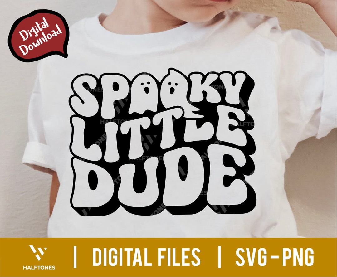 Spooky Little Dude SVG, Halloween Svg, Toddler Halloween Svg, Kids Fall ...