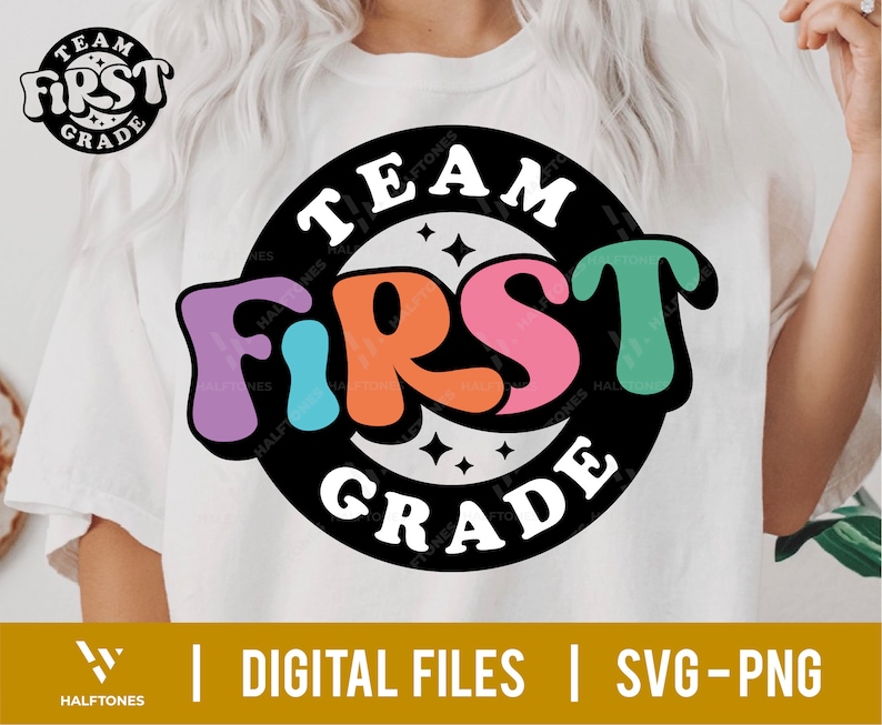 Team First Grade SVG 1st Grade Squad Svg Back to School Svg - Etsy