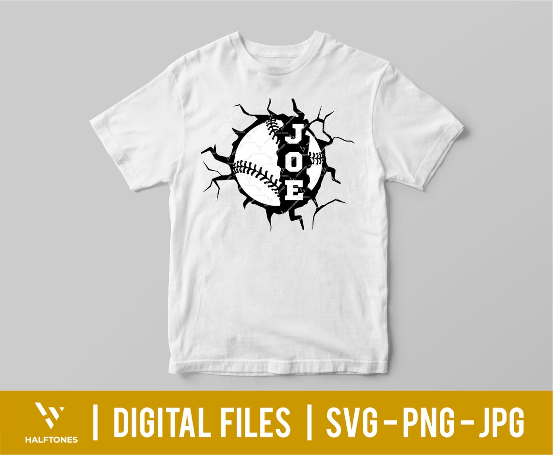 Name Baseball Svg Baseball Decal Svg Baseball Shirt Svg - Etsy