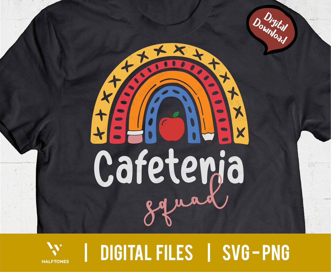 Cafeteria Squad SVG, Cafeteria Worker Svg, School Lunch Lady Svg, Lunch ...