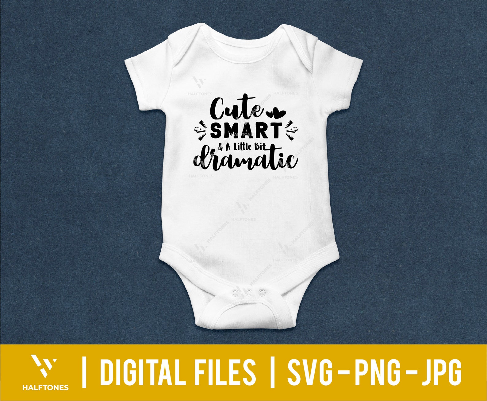 Cute Smart and a Little Bit Dramatic Svg. Cute Funny Baby - Etsy