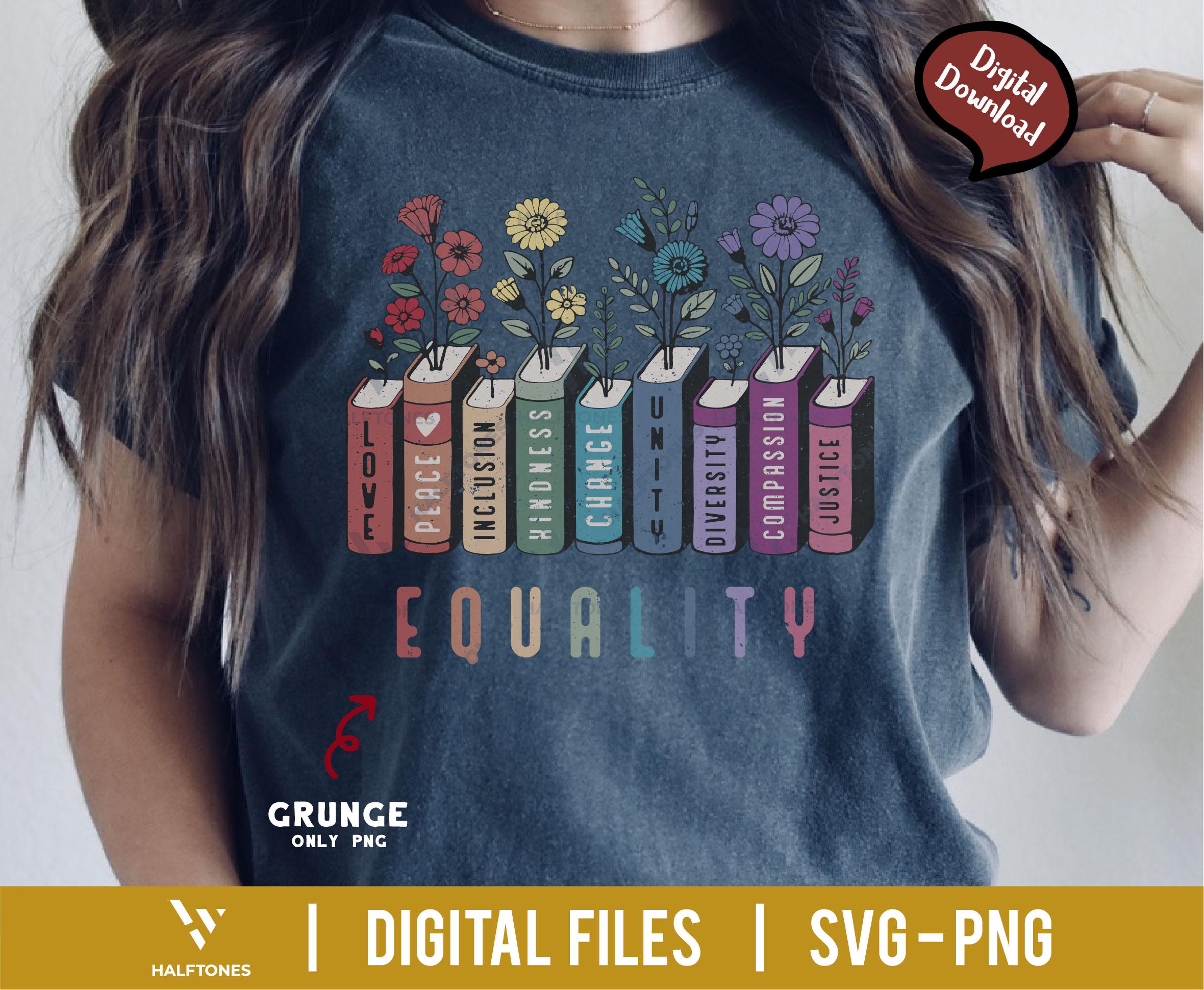 Equality Hurts No One Svg, Equality Svg, Book Lover Svg, Human Rights ...