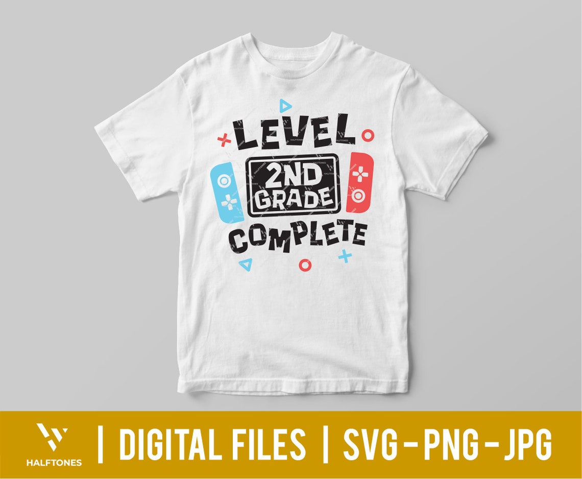 2nd grade svg level complete svg Graduation svg End of | Etsy