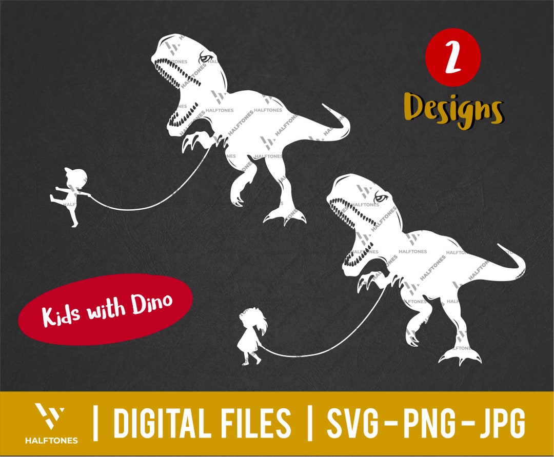 T-rex Dinosaur Pet on a Leash Shirt Svg, T-rex Shirt Svg, Funny Kids ...